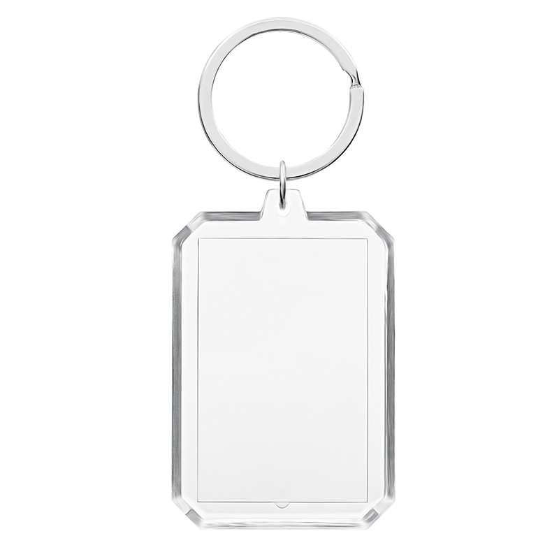 Personalised Acrylic Photo Keyring - Rectangle