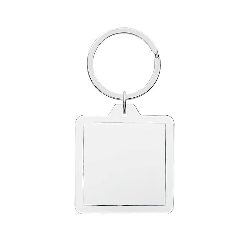 Personalised Acrylic Photo Keyring - Square